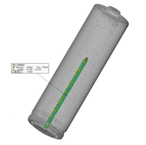 Exact Metrology Scans an AA Battery - Exact Metrology